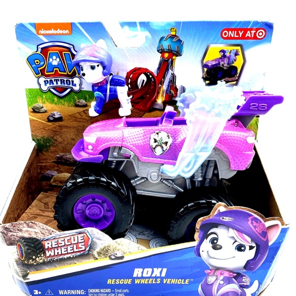 Paw Patrol | Toys | Paw Patrol Roxi Rescue Wheels Vehicle Playset Toys ...